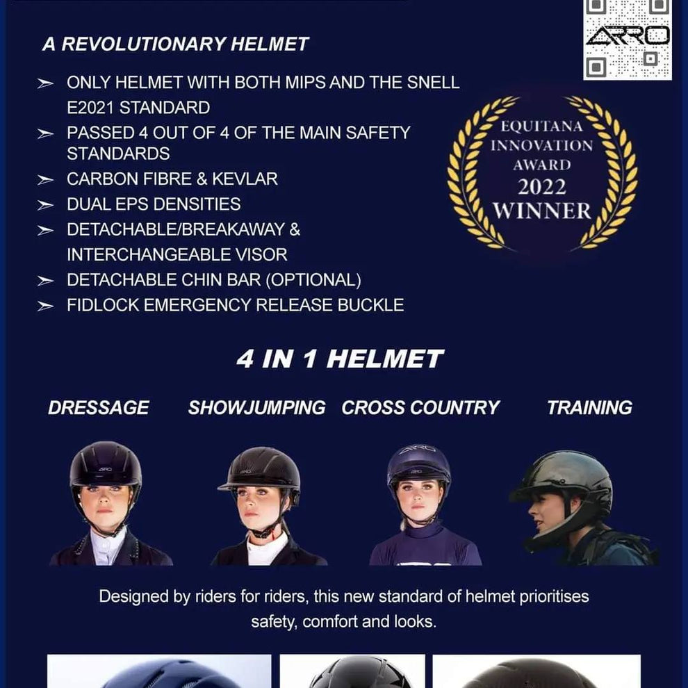 Arro Helmet – AMS Saddlery Limited